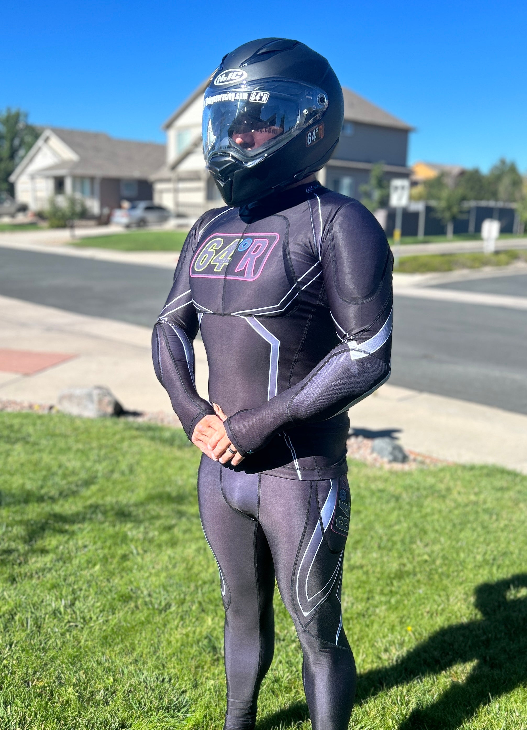 XC-2 Armored 2 Piece Compression Suit – 64 Degree Racing