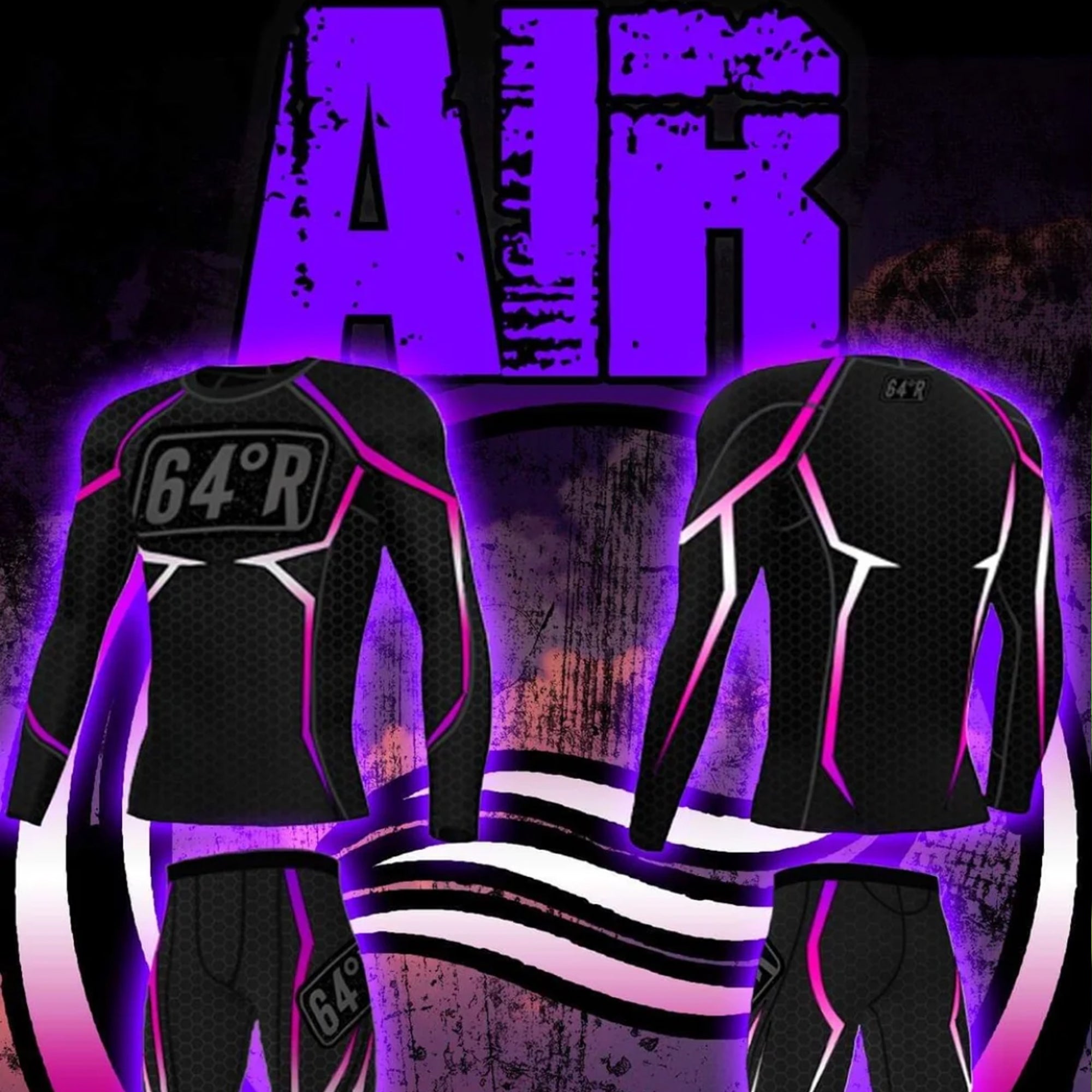 Element Series - Air, 2-Piece Compression Suit – 64 Degree Racing